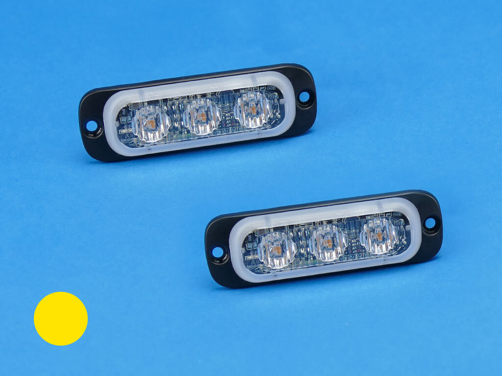 LED-Front-/Heckblitzer SuperThin ST3, gelb, 109,95