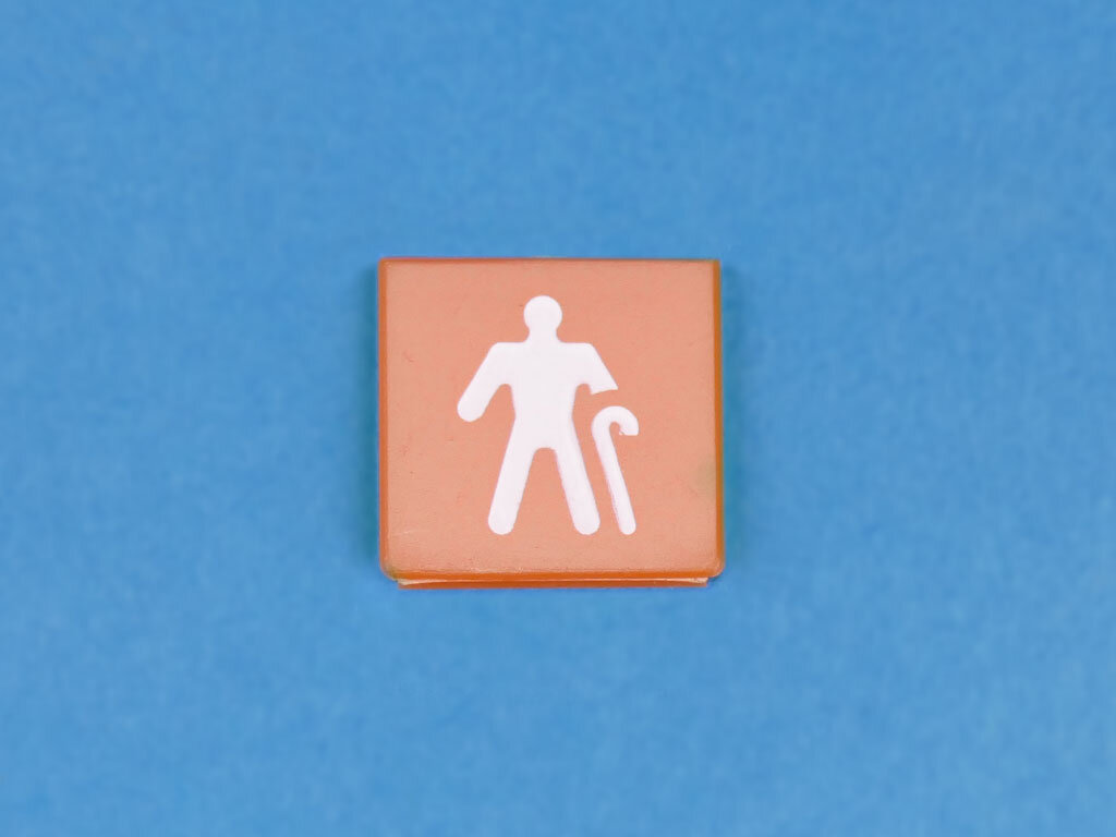 Symbol - Person mit Gehhilfe, 1,00