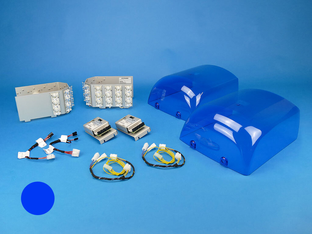 Umbausatz TOPas LED, blau, Modul 8x3, 1.827,84